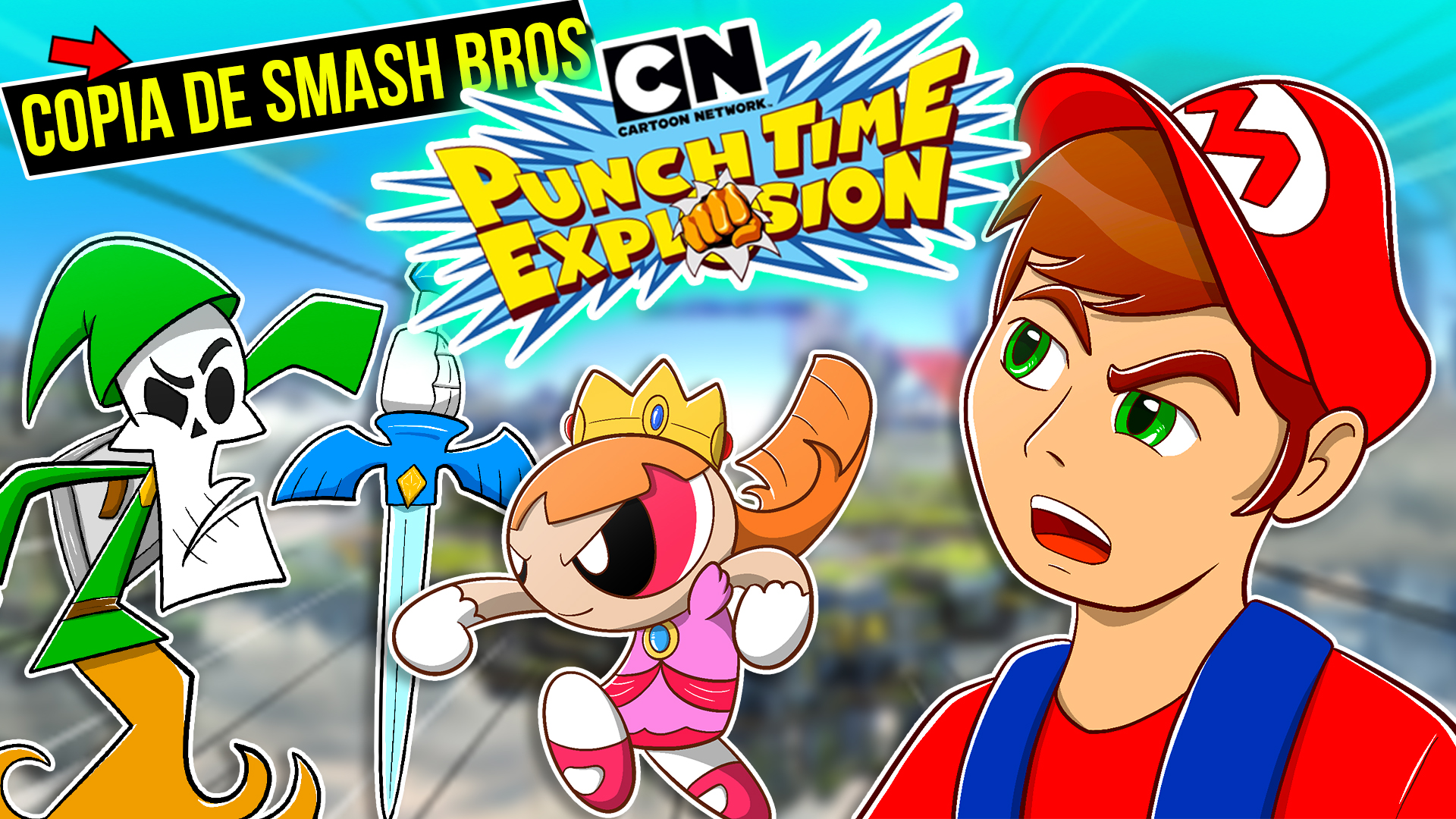 CARTOON criou NOVO SMASH BROS?! | CN Punch Time Explosion