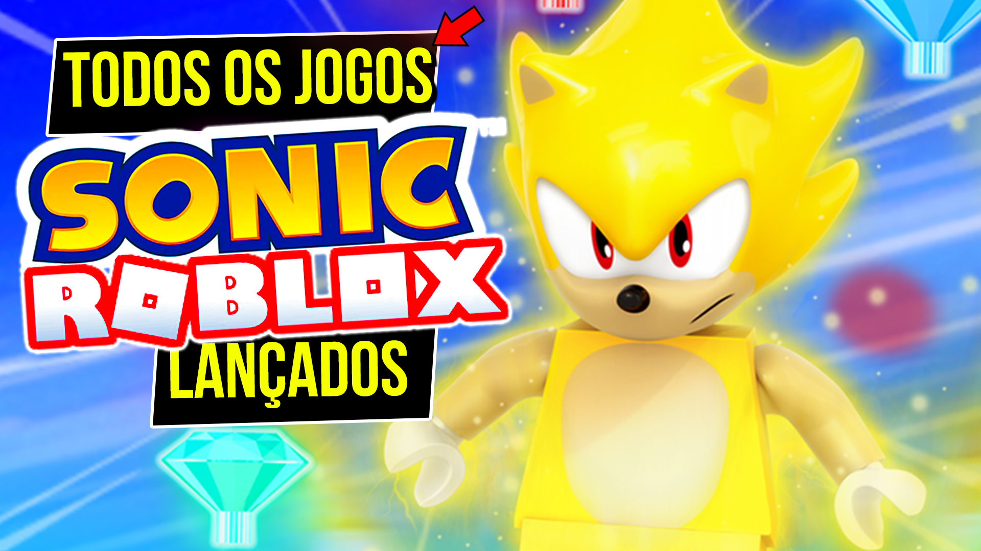 SONIC ganhou MUITOS JOGOS estranhos no ROBLOX