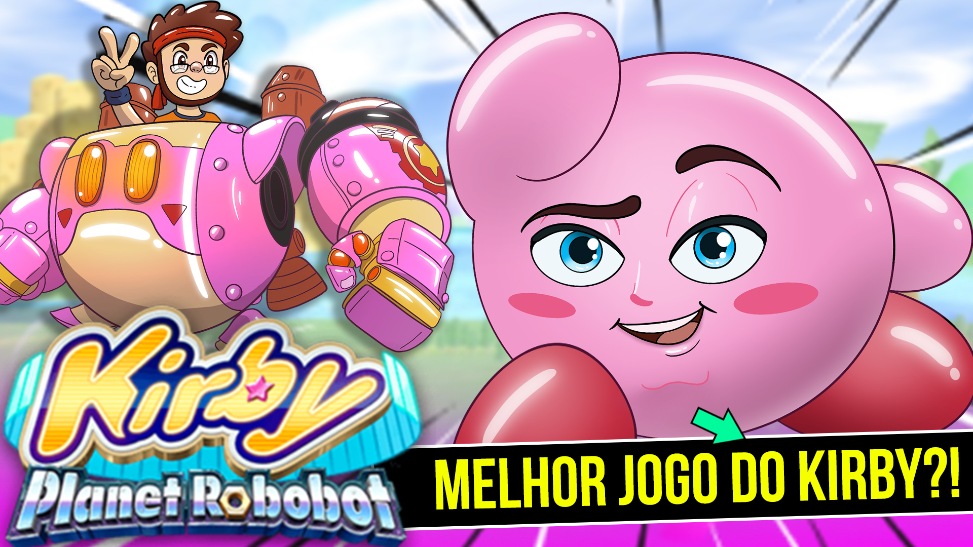 Por que Kirby Planet Robot é o Melhor jogo do Kirby?!