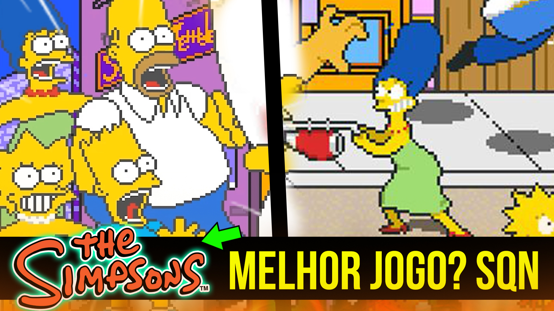 Simpsons Arcade - Melhor JOGO dos Simpsons