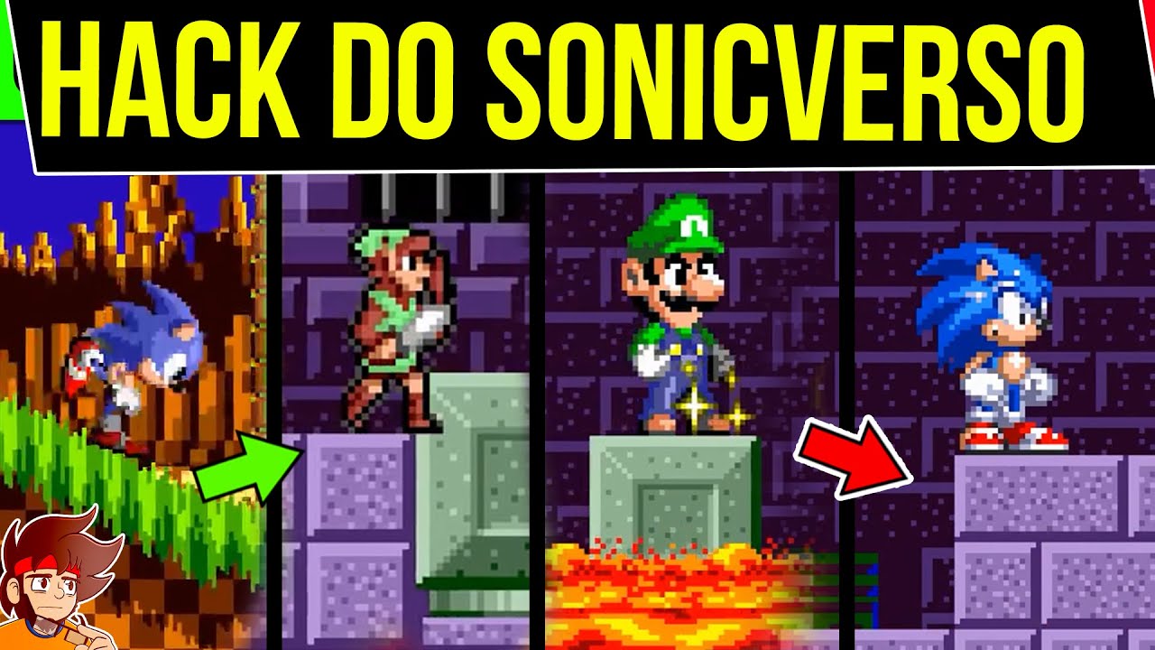 Mod do Sonicverso no Sonic 1 ?! - Sonic 1 Character Pak