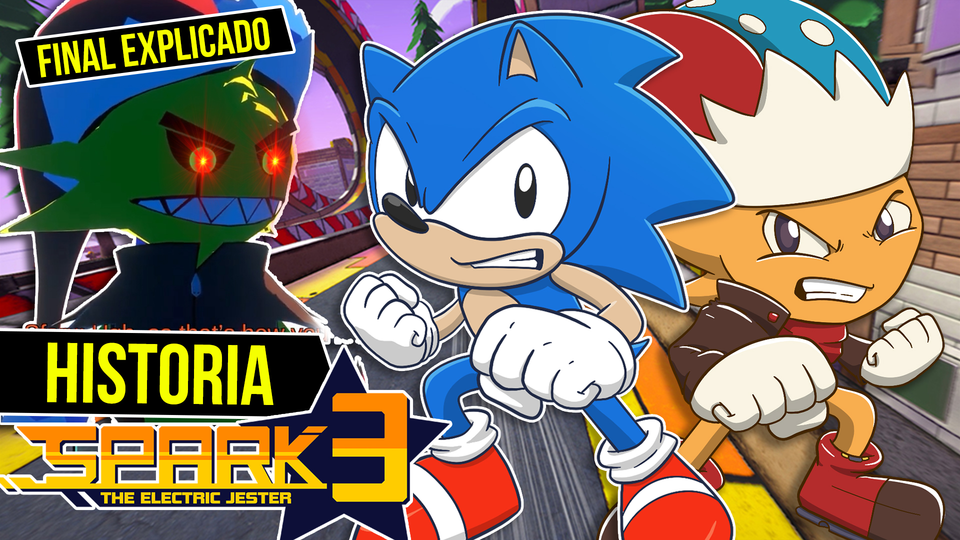 Spark 3 Historia - Jogo do Sonic sem o SONIC